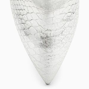 Paris Texas | Shoes | Paris Texas Px54 Silver Leather Boot | Poshmark